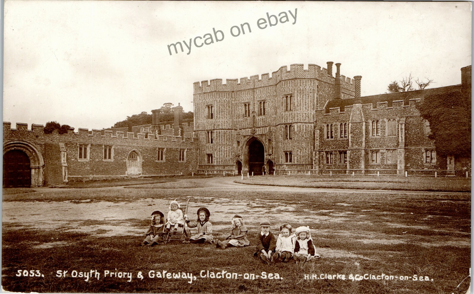 Postcard Clacton on Sea Essex the St Osyth Priory and Gateway posted ...
