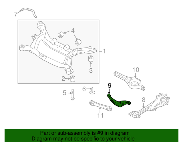 Genuine Volvo Suspension Control Arm 31406748 for sale online | eBay