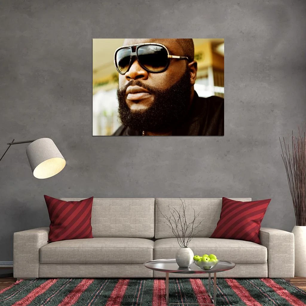Rick Ross No Shirt Couch