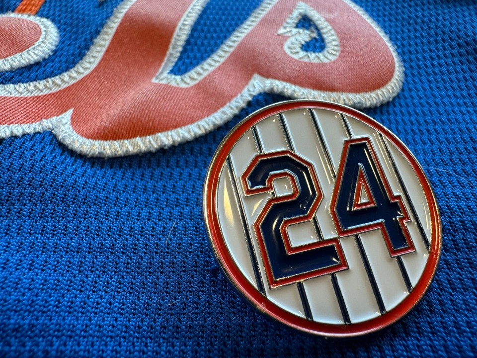 New York Mets WIllie Mays Hall Of Fame Enamel Pin #24 | eBay