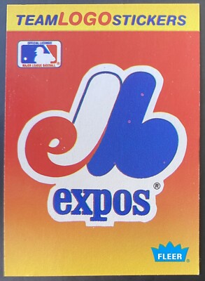 1991 FLEER TEAM LOGO STICKERS MLB MONTREAL EXPOS TOP 10 | eBay