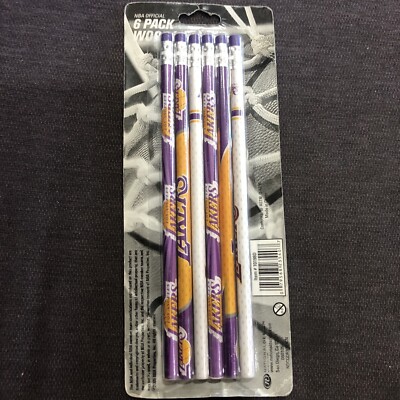 NBA Official 6 Pack Wood Pencils | eBay