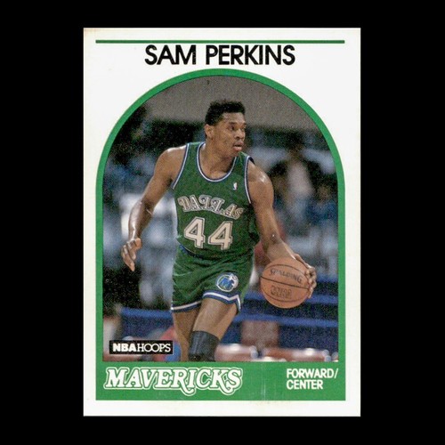 Sam Perkins 1989-90 Hoops Dallas Mavericks #286 R331A 3 | eBay