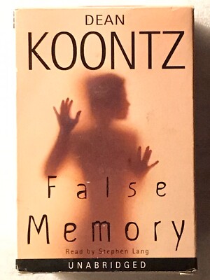 False Memory Audio Cassette Book - Dean Koontz Unabridged | eBay