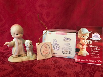 PRECIOUS MOMENTS 1998 "488305" "JOSEPH'S SPECIAL COAT" NEW IN BOX-NEVER ...