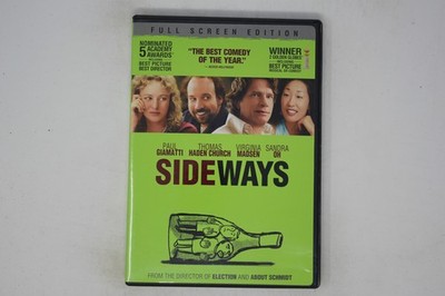 Sideways DVD Full Screen Edition Paul Giamatti Sandra Oh | eBay