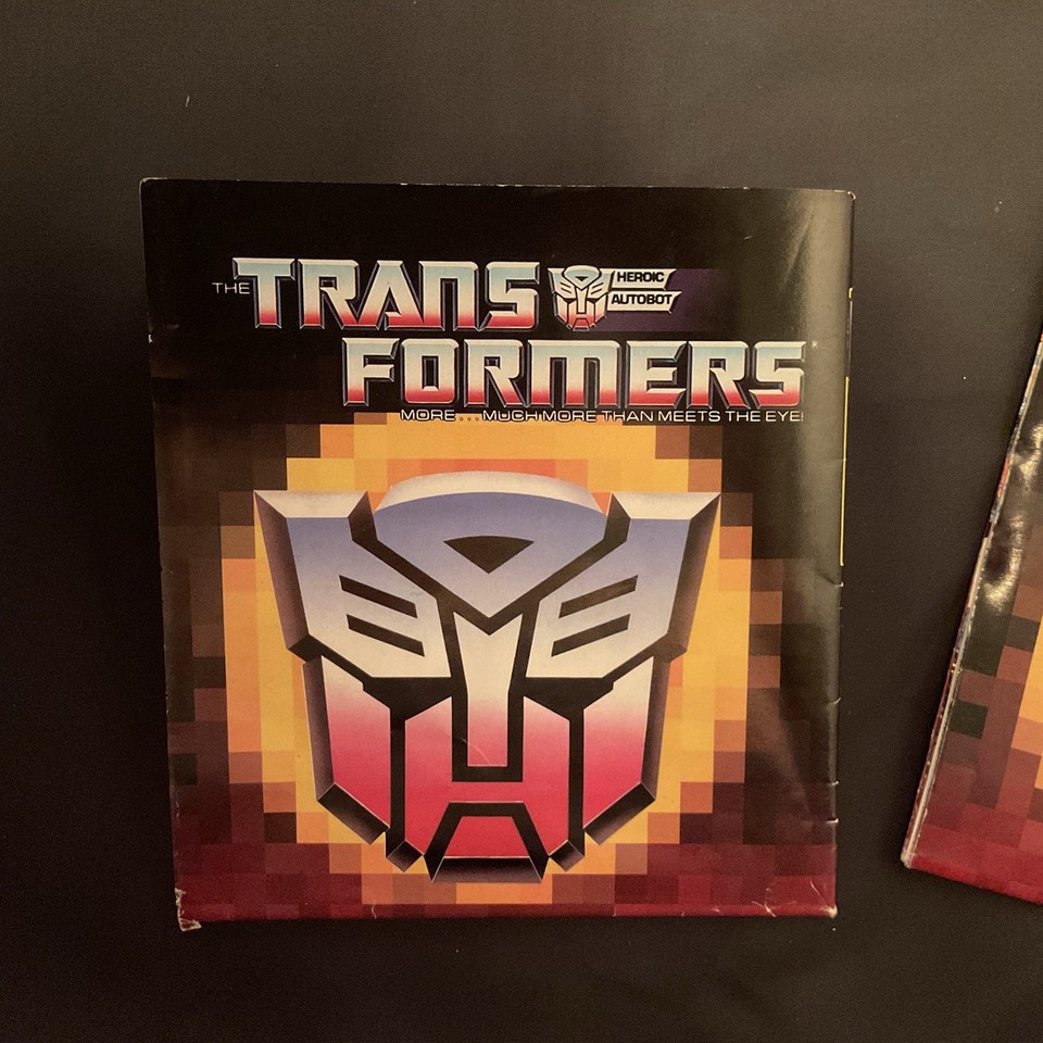 *9 Vintage LOT 1986 Hasbro Transformers Original G1 Box Insert Catalog ...