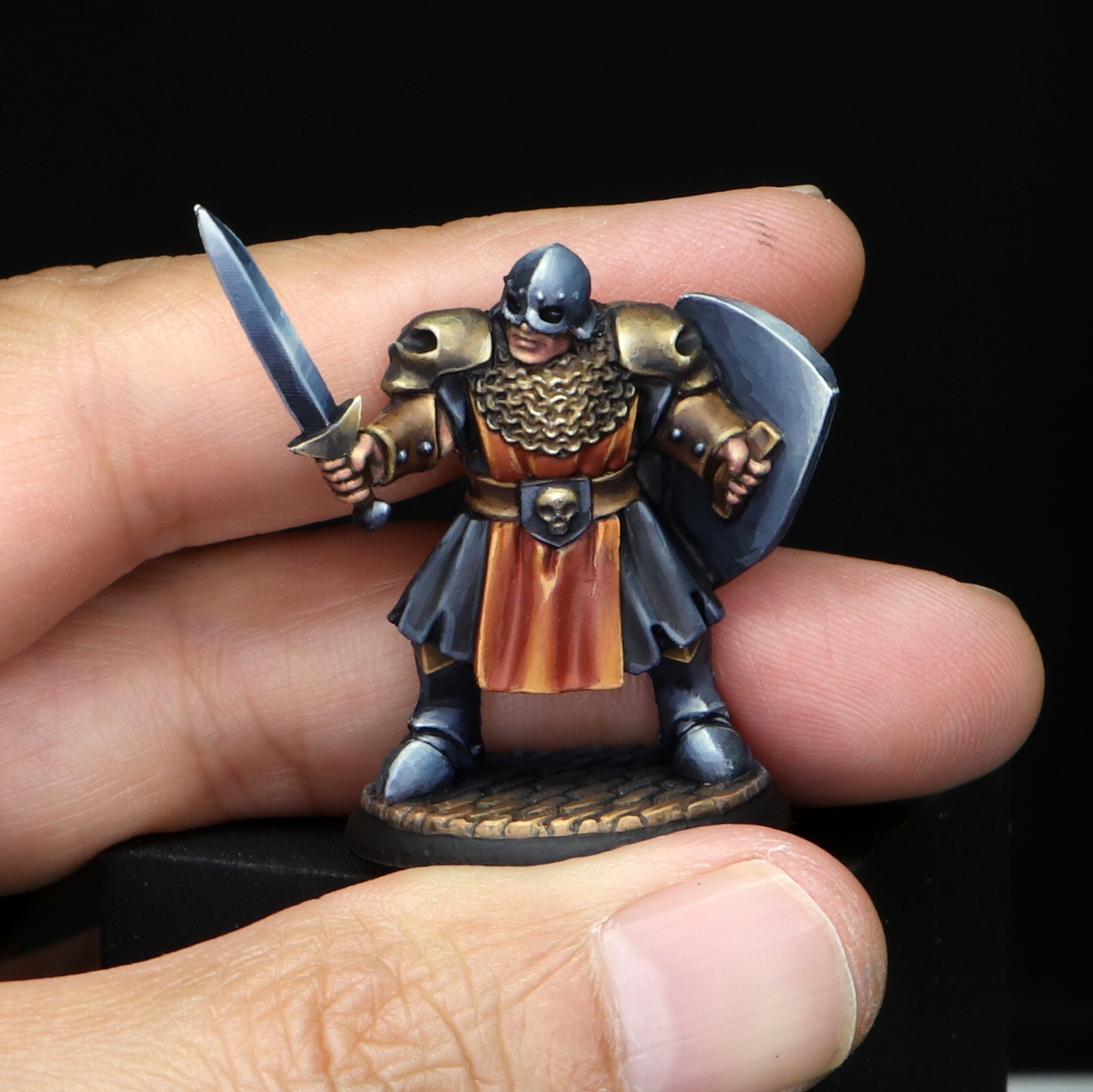 Pro Painted Reaper Miniature Fighter Knight Soldier D&D DnD Dungeons ...