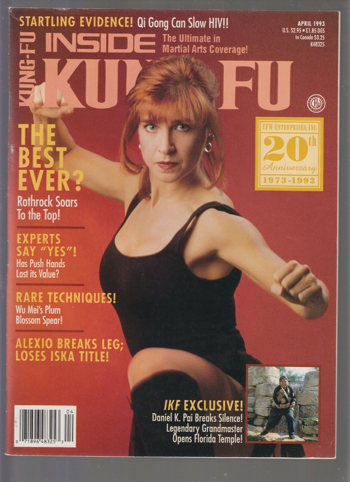 Inside Kung-Fu Vol 20 No 4 April 1993 CFW - Cynthia Rothrock ...
