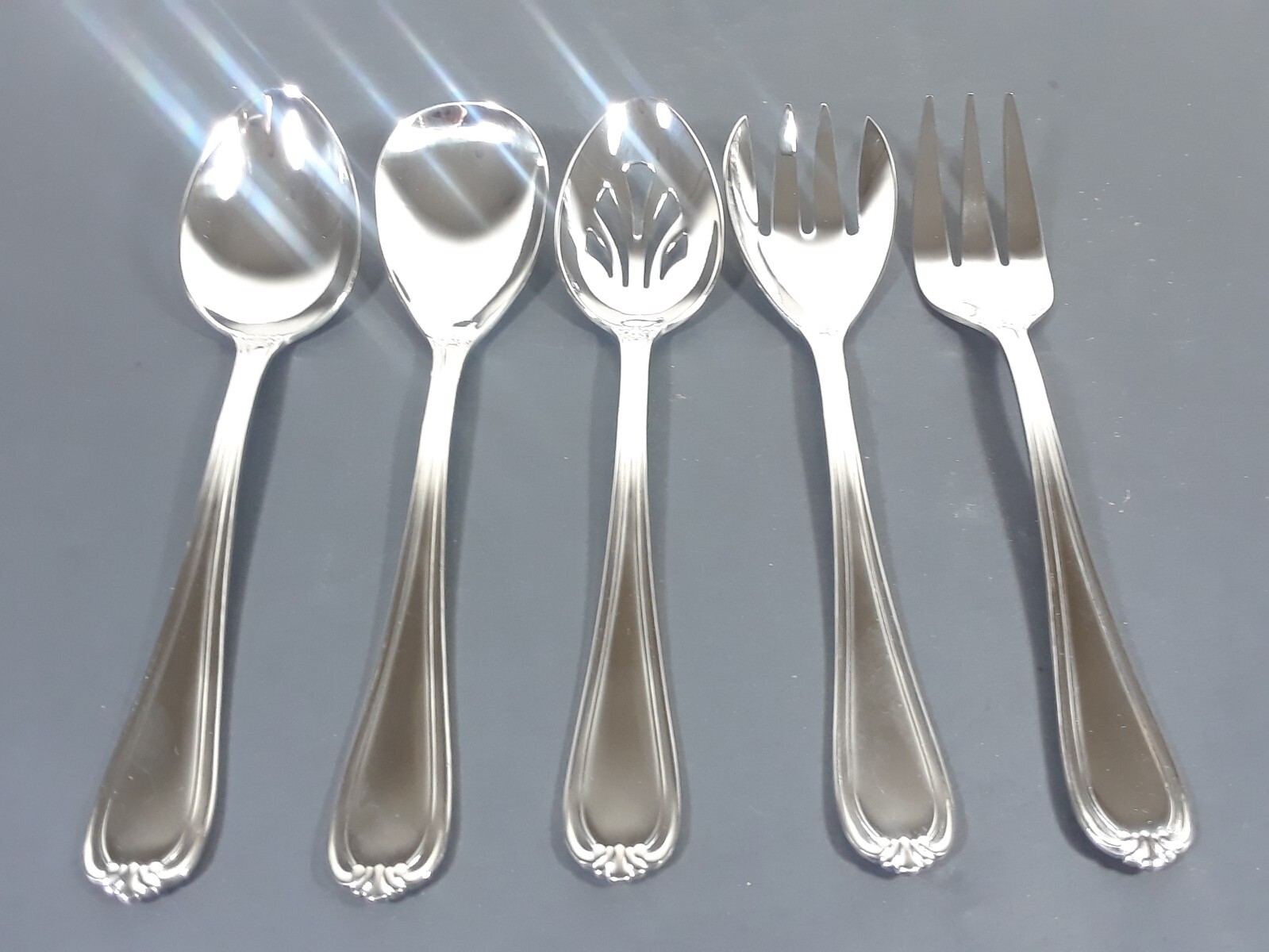 Royal Doulton 18/10 Stainless Steel China Five Piece Serving Set Flatware New | eBay