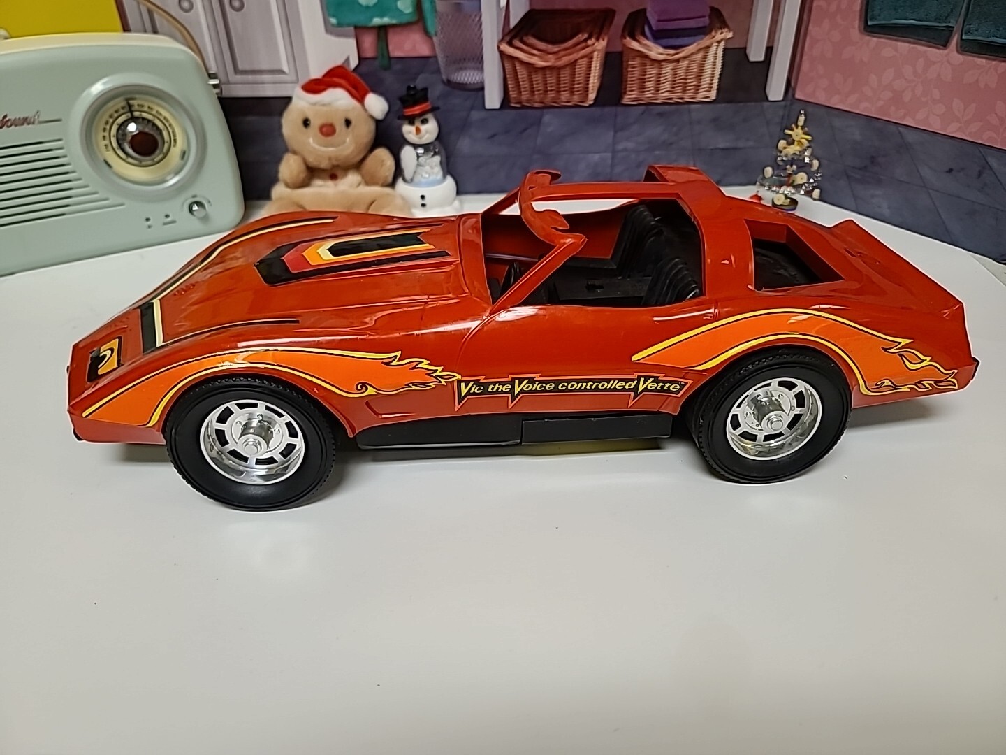 VINTAGE SCHAPER U-DRIVE IT TOY Vic the Voice Controlled Vette 1979 NOT WORKING | eBay