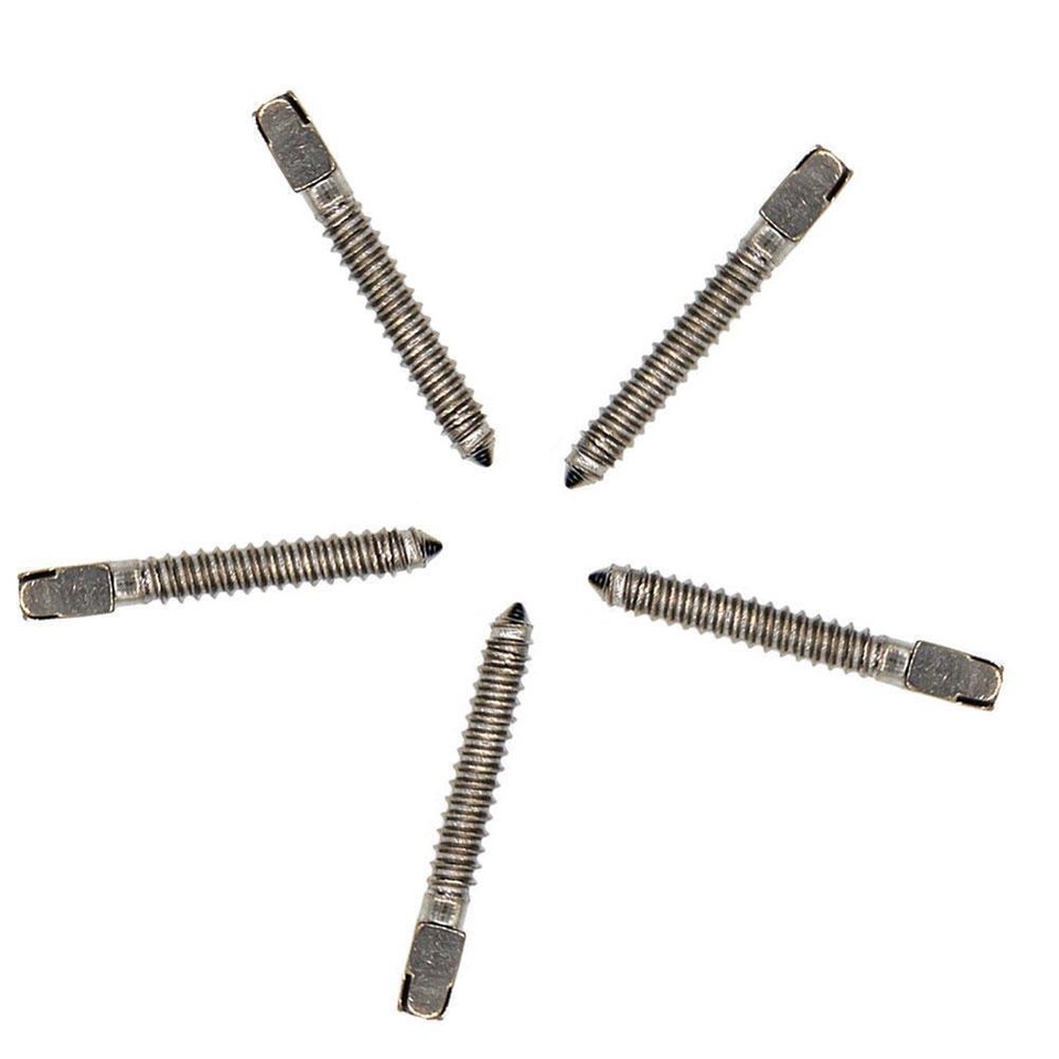 120 Pcs Dental Screw Post Titanium/Gold/Steel Plated Conical Root Canal ...