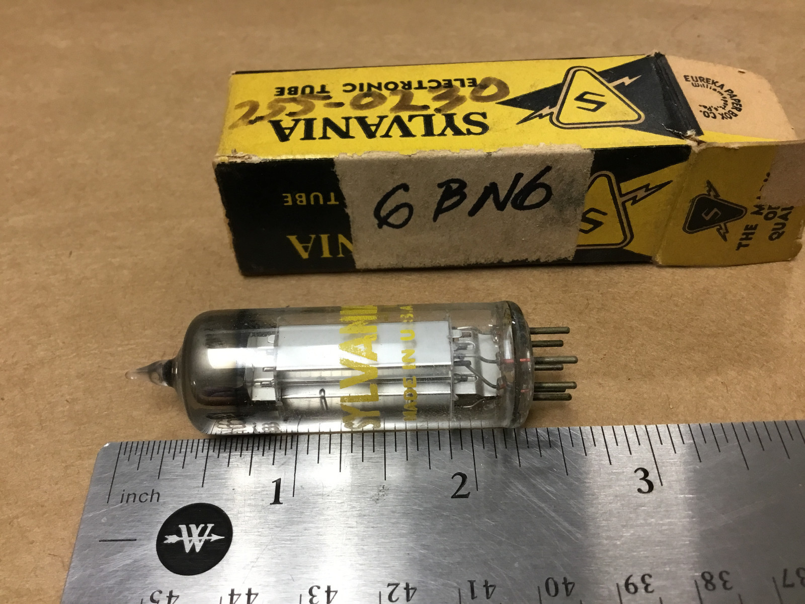 1 PC SYLVANIA 6BN6 ELECTRON TUBE | eBay