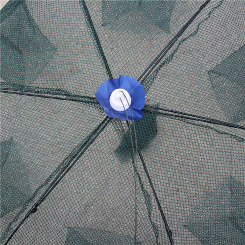 Crab Net Trap Cast Dip Cage Fishing Bait Fish Minnow Crawfish Shrimp ...