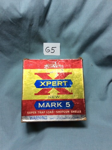 Vintage Winchester Western Olin Mark 5 Xpert 12 GA Shells Empty Box Stk ...