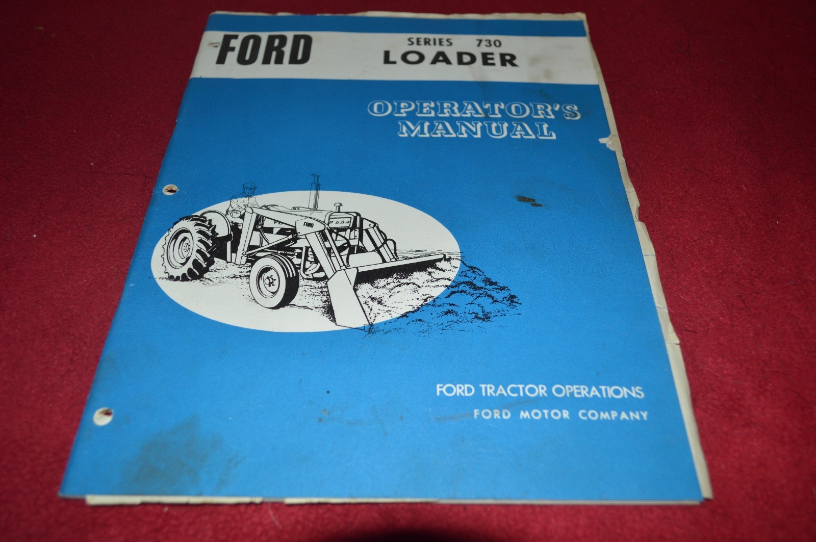 Ford Tractor 730 Loader Operator's Manual YABE8 | eBay