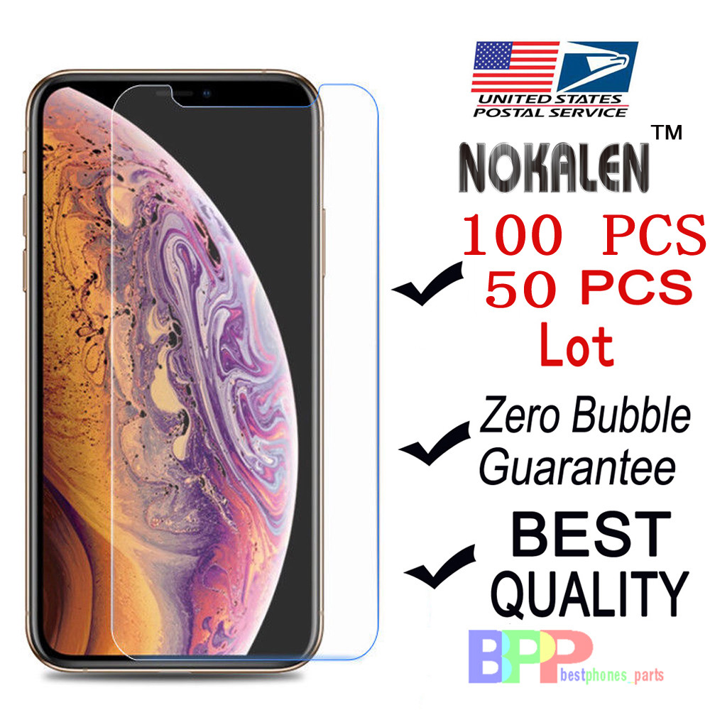 100x Wholesale Tempered Glass Screen Protector Apple iPhone 11 Pro Max ...
