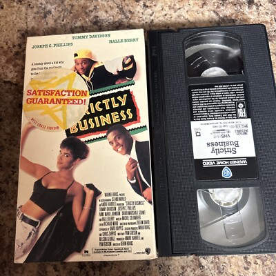 Strictly Business VHS 1992 Warner Home Video Halle Berry Tommy Davidson ...