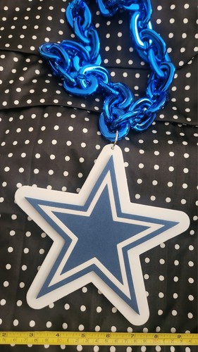Dallas Cowboys NFL Fan Chain Necklace Foam | eBay