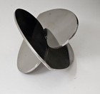 Stainless Steel Interlocking Hearts by Artist Michael Gitter Sculpture ...