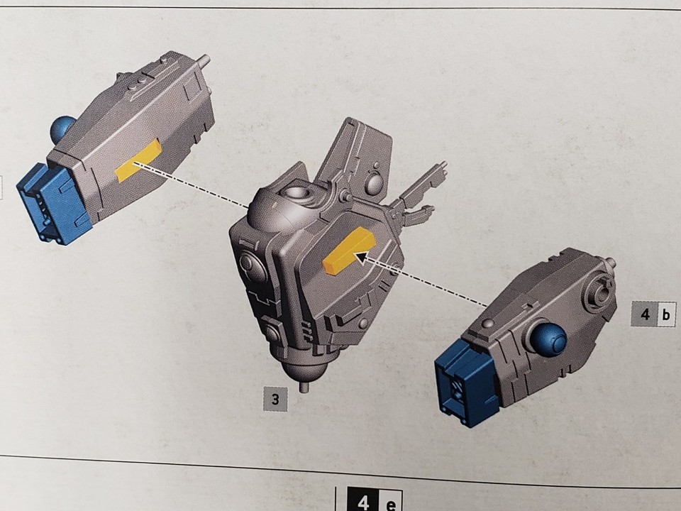 Warhammer 40k Tau Empire Bits Riptide Battlesuit Armored Torso Set #05 ...