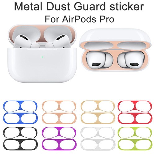 Electroplate For AirPods Airpod Pro Metal Film Sticker Iron Shavings ...