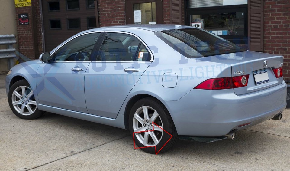 For Acura TSX TLX ILX MDX RDX Rear Bumper Diffuser Splitter Canard ...