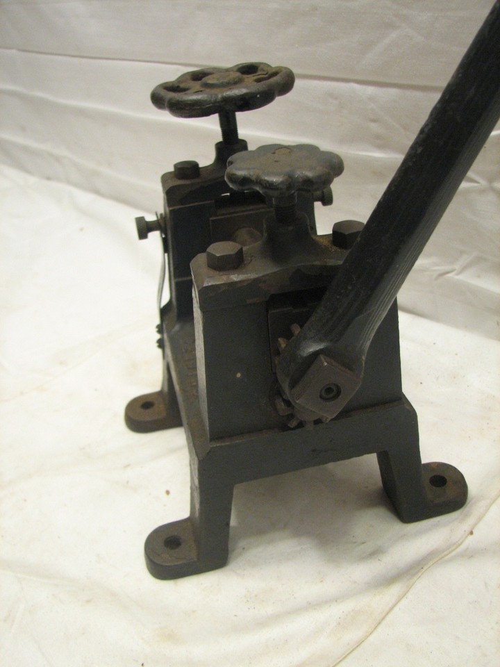 Early Patented Metal Turning Jenny Machine Tool July 1891 Roller ...