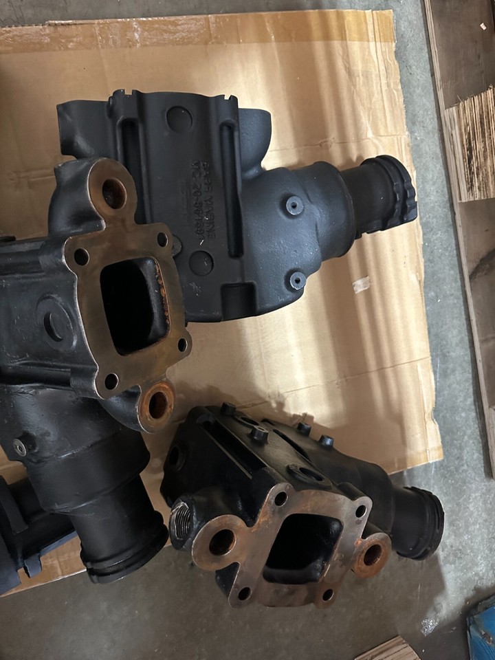 864591T02 For Mercruiser Dry Joint Exhaust Manifold Elbow 14 Degree ...