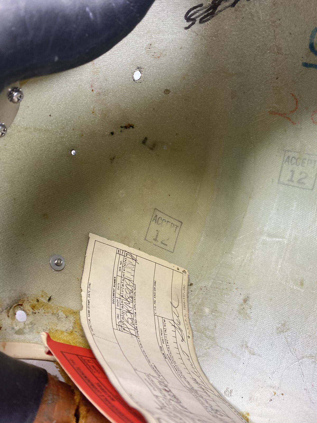 B-52 Camo Hgu-26 Flight Helmet Shell, used-demil Large Carswell Tags | eBay