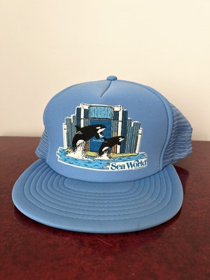 VTG 80s Sea World Shamu Orca Trucker Meshback Hat Cap | eBay