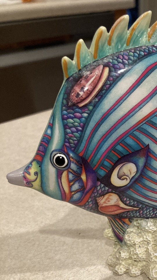 Nora Butler SHELL FISH Figurine 4.25” Tall Westland Giftware #21411 ...