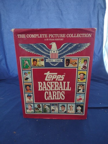Topps Baseball Cards Hardcover Book The Complete Picture Collection ...
