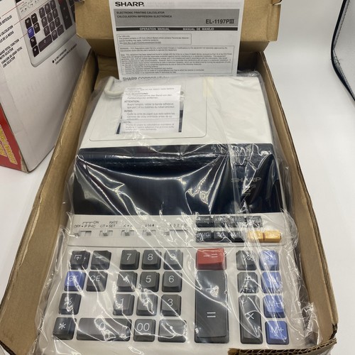 Sharp EL-1197PIII Printing Calculator for sale online | eBay