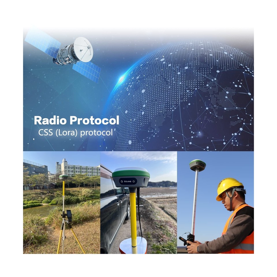 R26 V2 GNSS IMU RTK GPS Surveying Equipment Rover Base Handheld ...