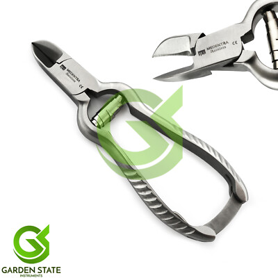 Toenail Clipper Spring Barrel Heavy Duty Cutter for Thick Nail Ingrown ...