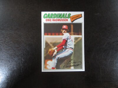 1977 Topps # 404 Eric Rasmussen Card St Louis Cardinals | eBay