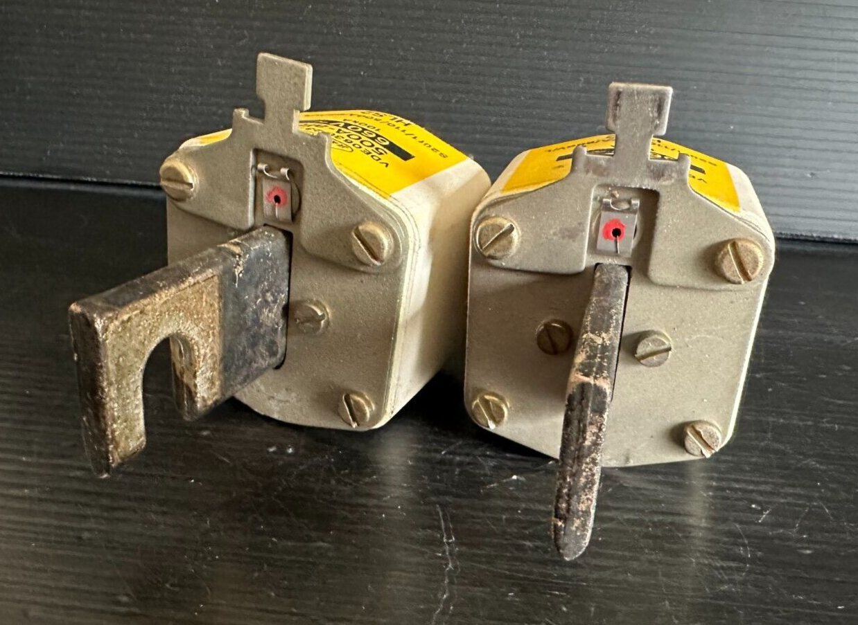 Lot Of 2 Jean Muller VDE0636/23 HLS2 Fuse 500A/660V | eBay