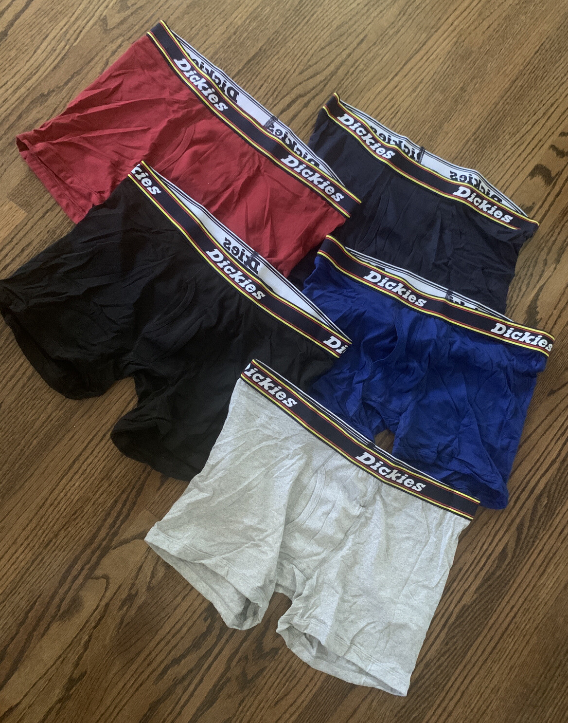 Dickies Flex Men Boxer Briefs 3 Pack Stretch Comfort Waist Men's Size ...