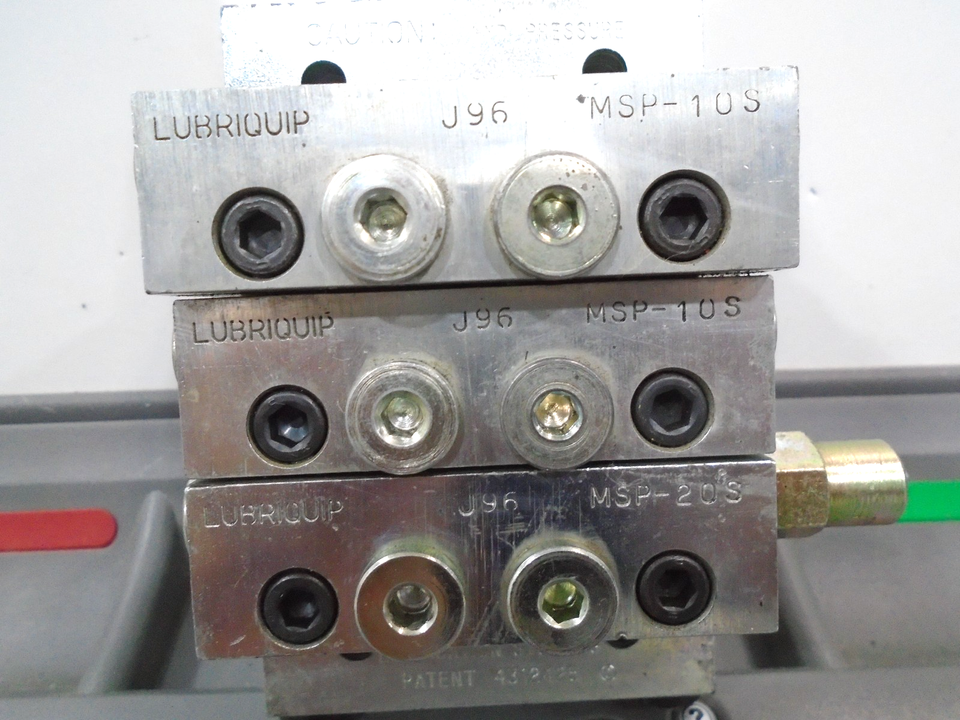 Lubriquip Trabon Hydraulic Valve Manifold MSP-10S (2) MSP-20S (1) | eBay