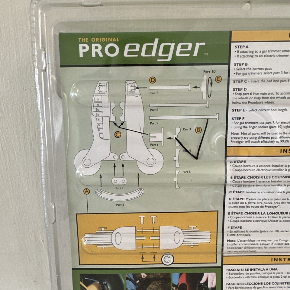 Original Pro Edger Lawn Edging Attachment – New & Sealed – Garden Tool ...