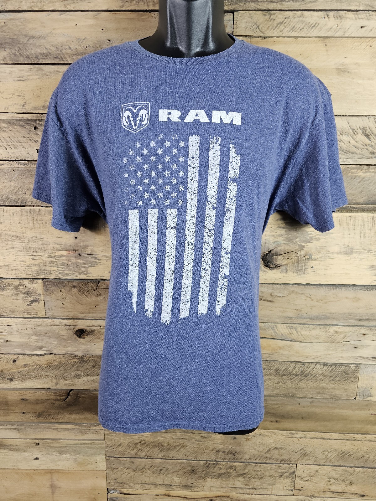 Dodge Ram Blue Large American Flag Chest 42" Length 2… - Gem