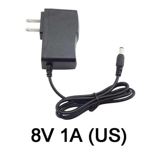 8V Universal Power Supply Adapter 8 Volt 1A 2A 3A Charger AC DC ...