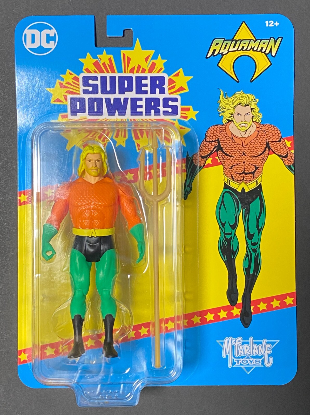 McFarlane Super Powers Aquaman (Filmation) #52 Drawing Board Crowdfund MOC | eBay