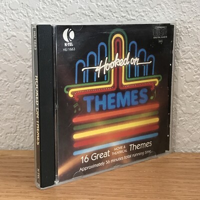 Hooked on Themes by Various (CD, 1986, K-Tel) Movie/Theatre NU1663 EUC ...
