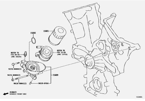 TOYOTA Genuine 4Runner FJ Cruiser Oil Filter Bracket Sub Assy 15670 ...