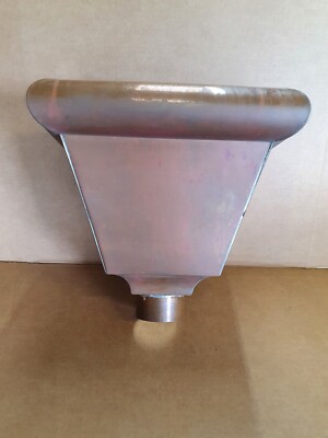 Leader head-gutter-copper -scupper-water break "Grisham" | eBay