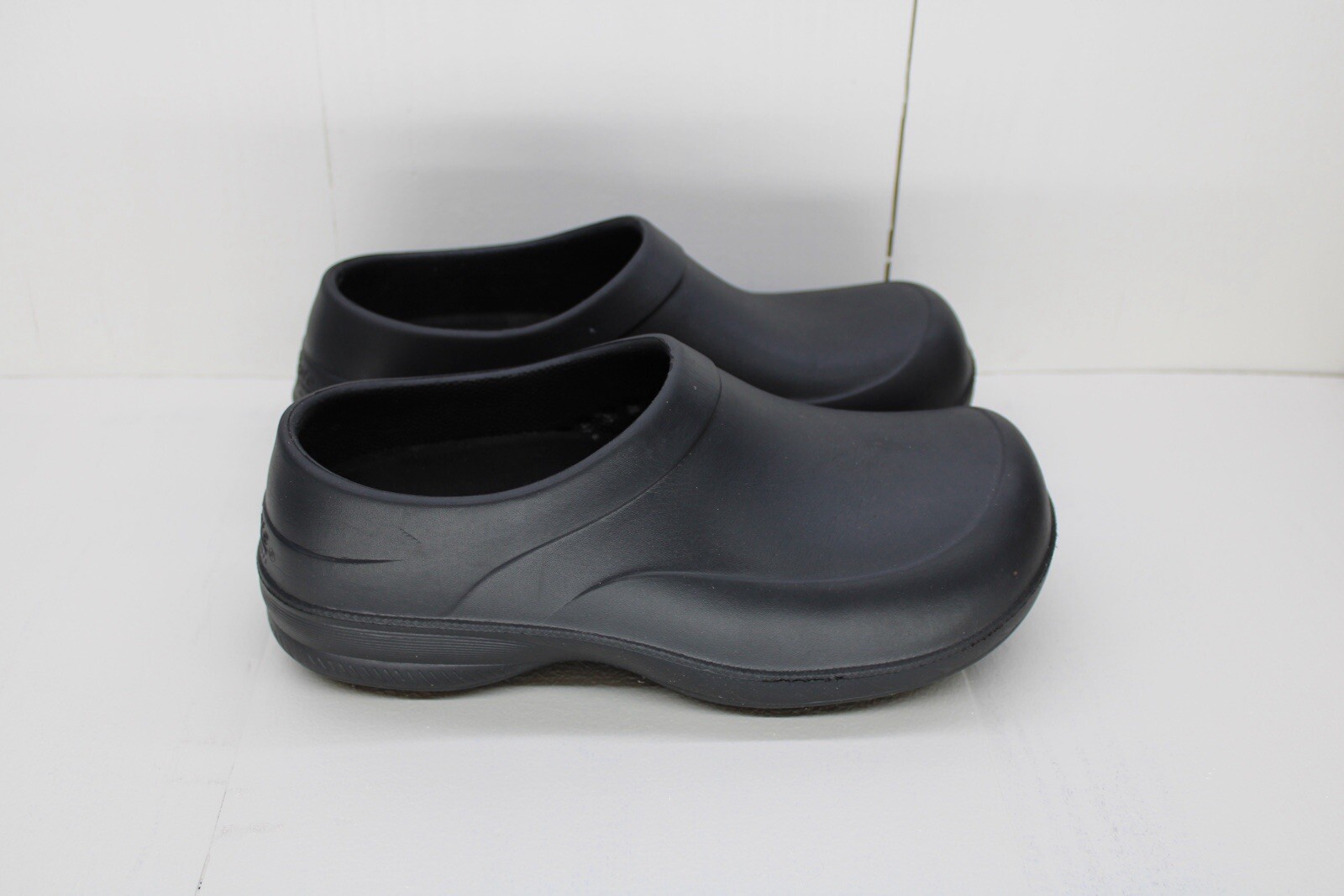 TredSafe Shoes Mens 6 Womens 7 Work Clogs Comfort Black Slip On Slip ...
