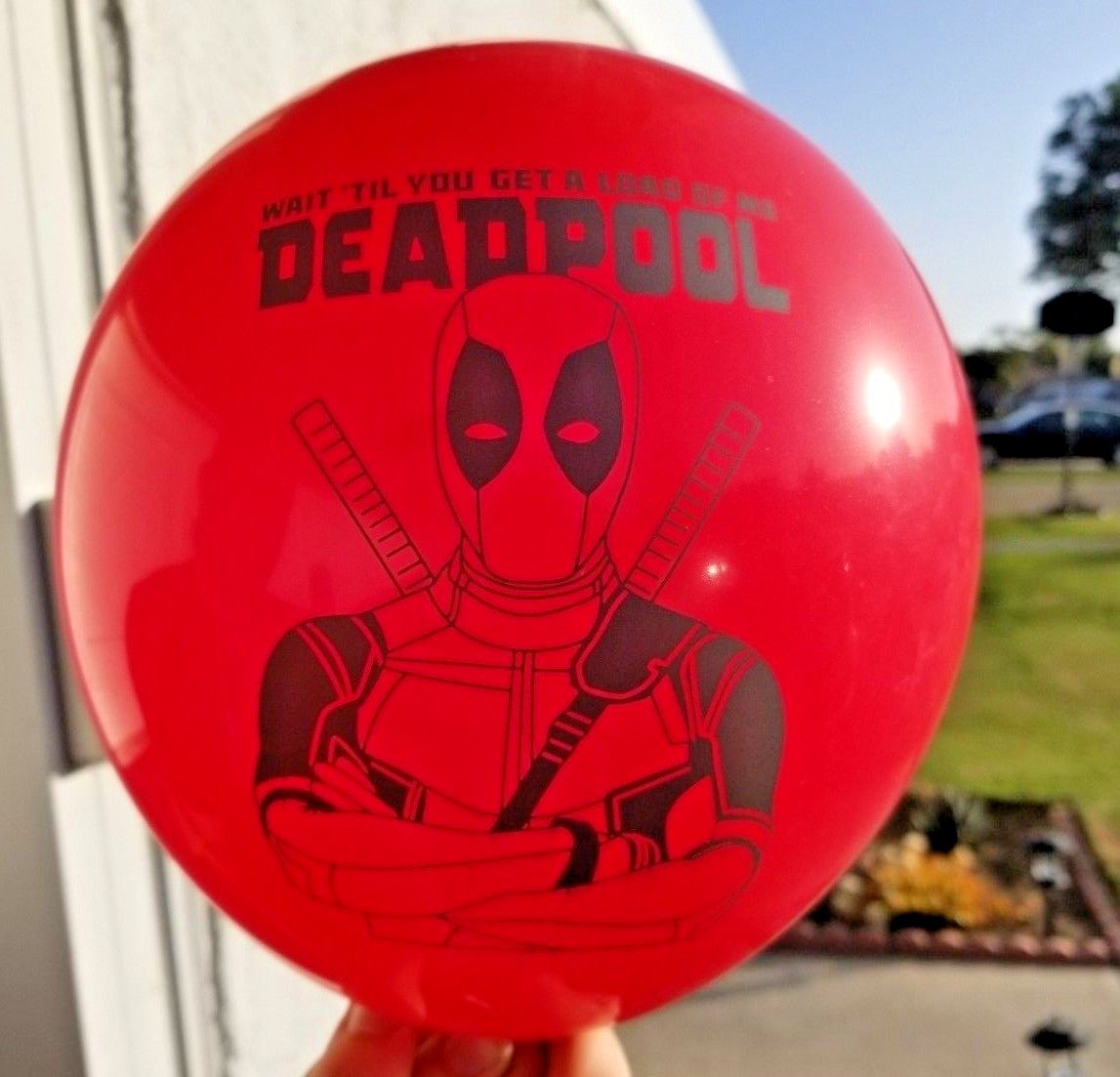 DEADPOOL Cake table Birthday Balloons PARTY balloon supplies decoration ...