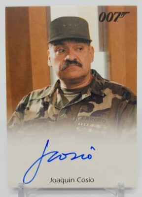 2010 James Bond Heroes & Villains JOAQUIN COSIO as GENERAL MEDRANO Auto ...
